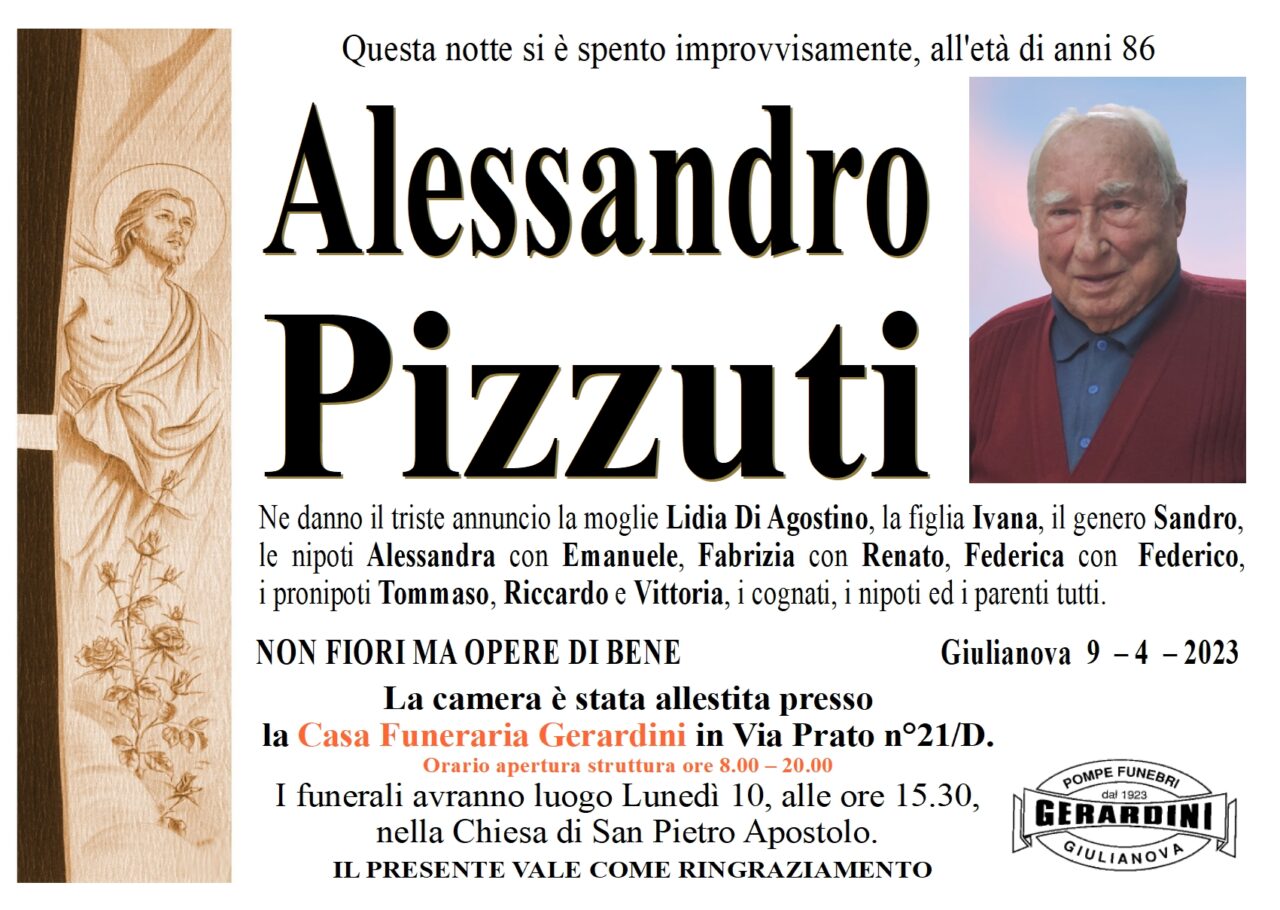 ALESSANDRO PIZZUTI | Pompe Funebri Gerardini